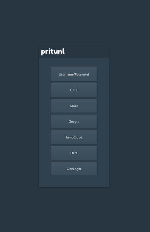 Pritunl Zero - Enterprise Zero Trust